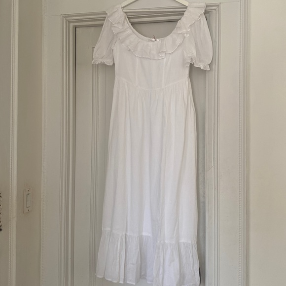 Amy Jane London | Dresses | Amy Jane London White Cotton Maxi | Poshmark